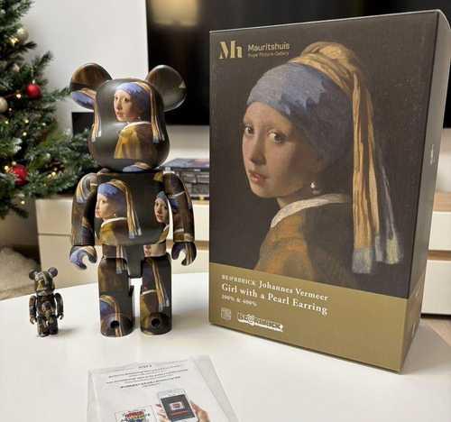 Bearbrick Johannes Vermeer 100% & 400%