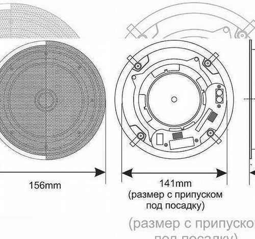 Встраиваемые колонки cvgaudio CX408/22