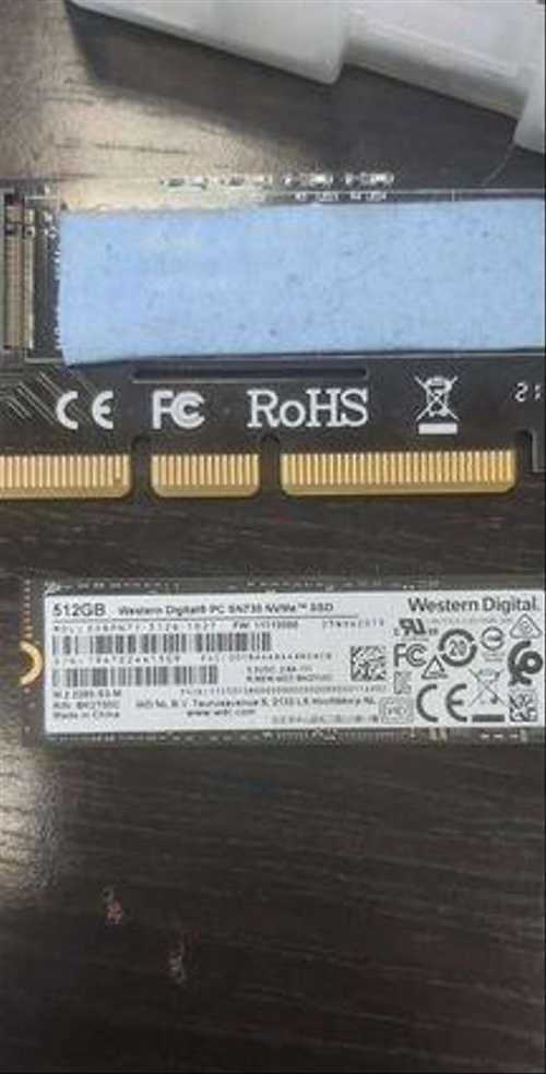 Western Digital PC SN730 NVMe SSD 512 гб