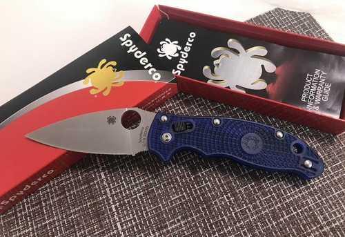 Нож складной Spyderco Manix 2 Blue Lightweight ста