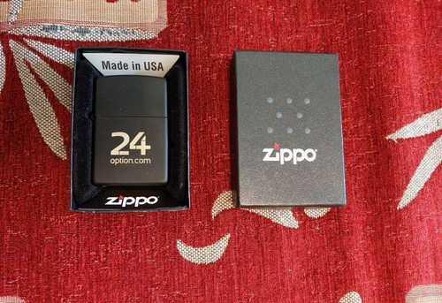 Новая Zippo 218 Regular Black Matte