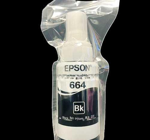 11568 Чернила Epson 664 Black (чёрный) 70ml оригинал