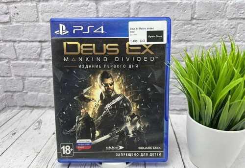 Игра для PS4 Deus Ex Makind divided на русском