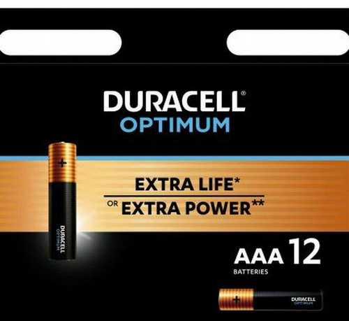 Батарея duracell LR3(AAA) в наборе 12 шт
