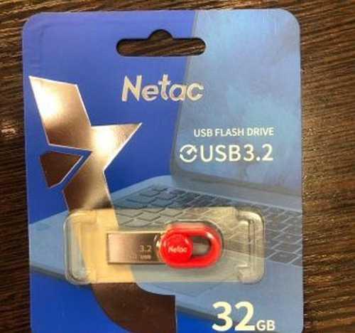 Флеш-накопитель USB 3.2 32 гб Netac UM2 (Новый)