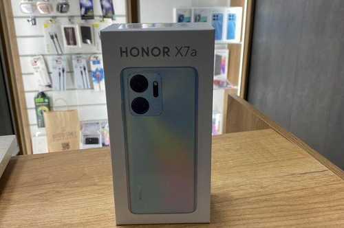 Смартфон Honor X7a 4/128Gb, полуночный черный