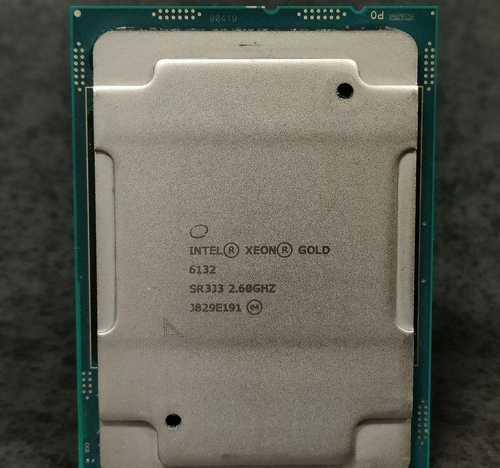 Intel Xeon gold 6132 14c/28t, 2.6GHz-3.7GHz, 140W