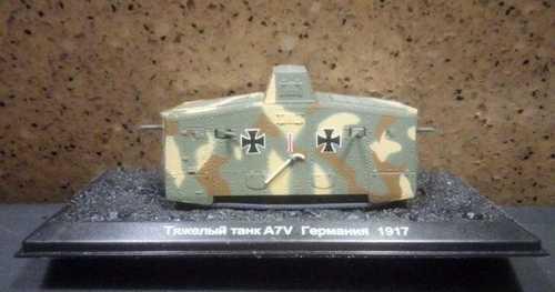 Модель танка А7V Германия 1917 год