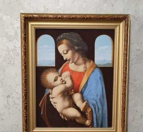Репродукция картины "Мадонна с Младенцем" (60х50)