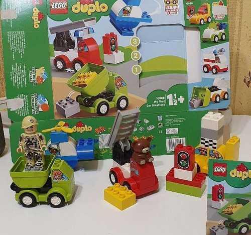 Lego duplo мои первые машинки