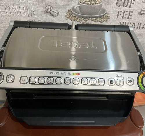 Электрогриль tefal optigrill xl gc722d34