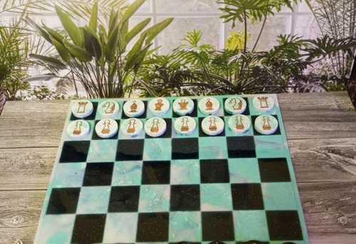 Шашки-шахматы ручной работы