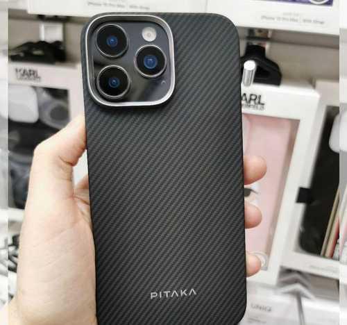 Чехол Pitaka iPhone 16 Pro Max Black