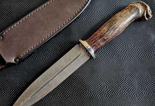 Нож "Наг" Кованная сталь У8, ламинат Обух-4,5мм