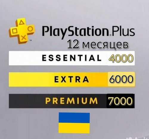 Подписки Ps Plus Ps4,Ps5