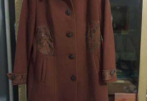 Пальто женское демисезонное (драп ) 50 размер