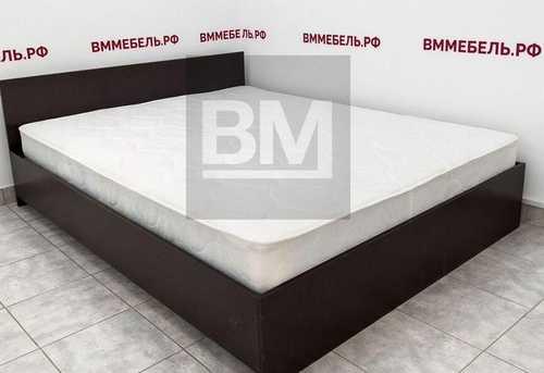 Двухспальная кровать амелина с матрасом (160х200)