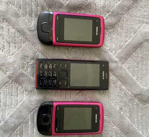 3 телефона Nokia X2, C2-05