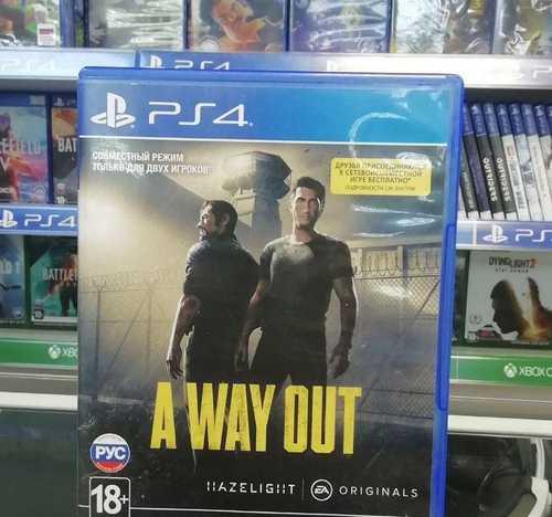 A Way Out ps4 диск - прокат