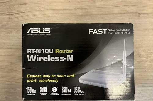 Маршрутизатор asus RT-N10U