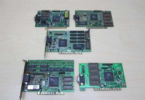 Видеокарты PCI разные (5 штук) в ремонт