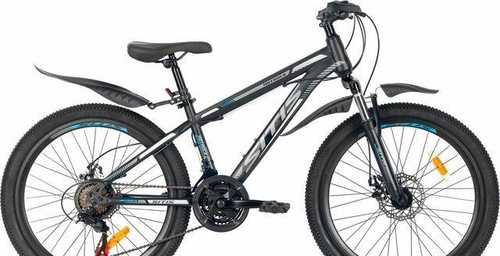 Велосипед sitis hotrock 24" (2022) черно-серый Ros