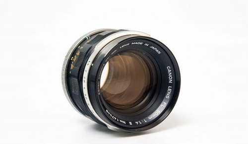Canon Lens FD 50mm f1.4 II