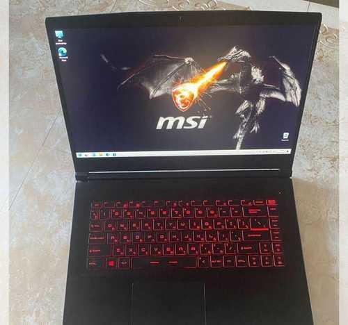 Msi GF65 RTX 3060 6gb/SSD512/16gb/144 Hz