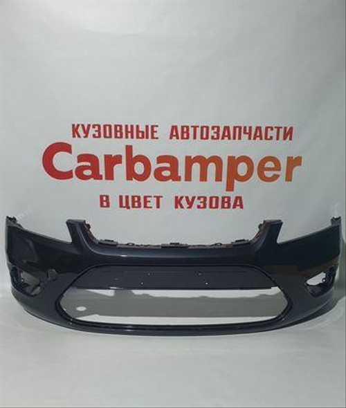 Бампер передний Ford Focus 2 цвет серый