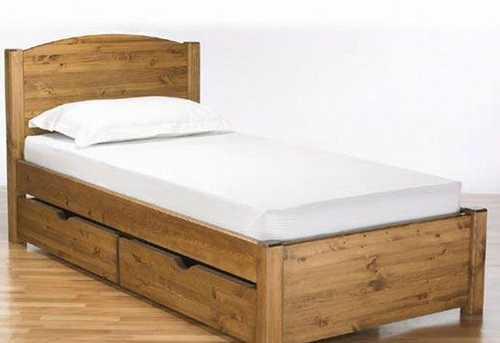 Кровать из массива дерева Дана