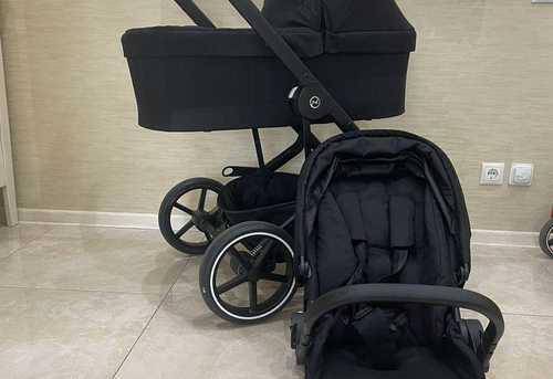 Коляска cybex balios s lux 2 в 1 moon black