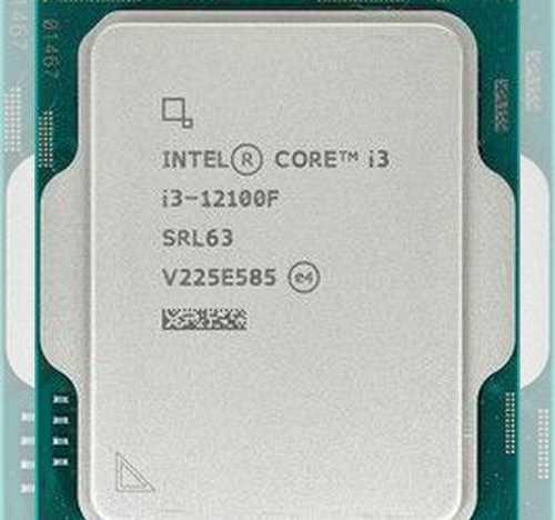 Новый Intel core i3 12100f oem