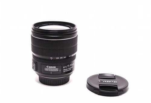 Объектив Canon EF-S 15-85 f3.5-5.6 IS USM (sn7626)