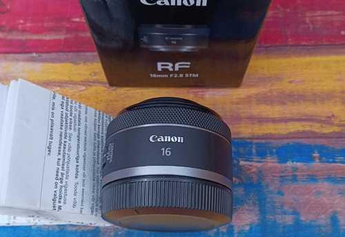 Canon RF 16mm f2.8 stm 2,8