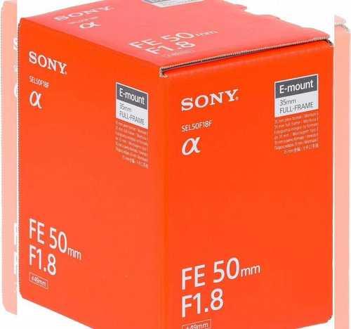 Sony FE 50mm f/1.8 F (SEL50F18F) (Абсолютно новый)