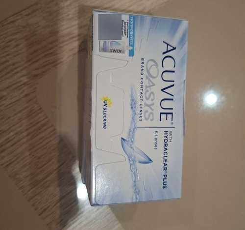 Линзы контактные acuvue oasys -5.75