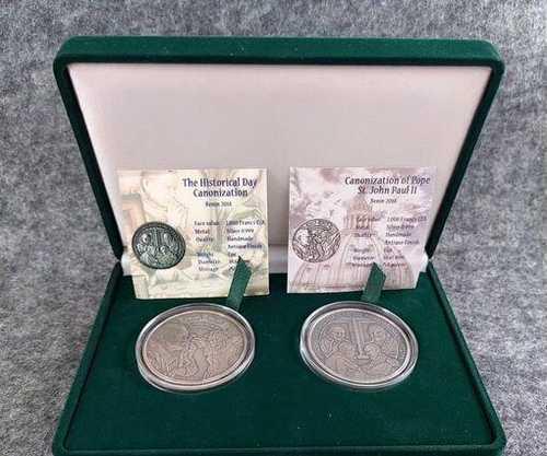 Серебряные монеты Бенин 1000 франков 2014