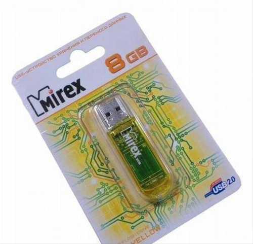 USB флешка 8GB Mirex Elf Yellow