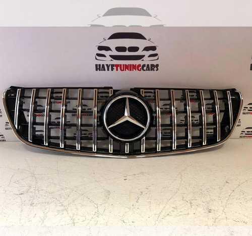 Решетка радитора Mercedes V класс W447 GT хром 14+