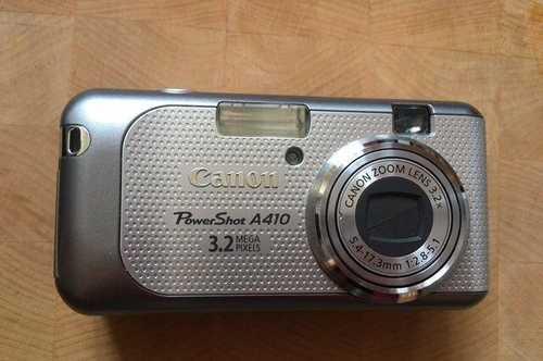 Компактный фотоаппарат Canon PowerShot A410