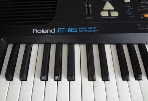 Синтезатор Roland E-16 - Производство Италия