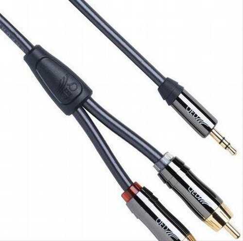 Кабель Jack Mini (3.5 mm) - 2RCA QED 1.5m QE6500