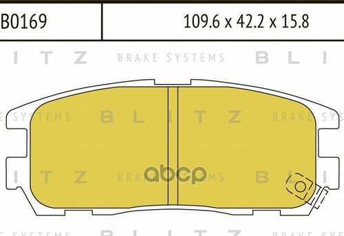 Колодки тормозные дисковые great wall Hover H3