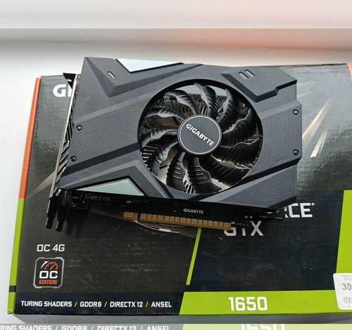 Видеокарта gigabyte gtx 1650