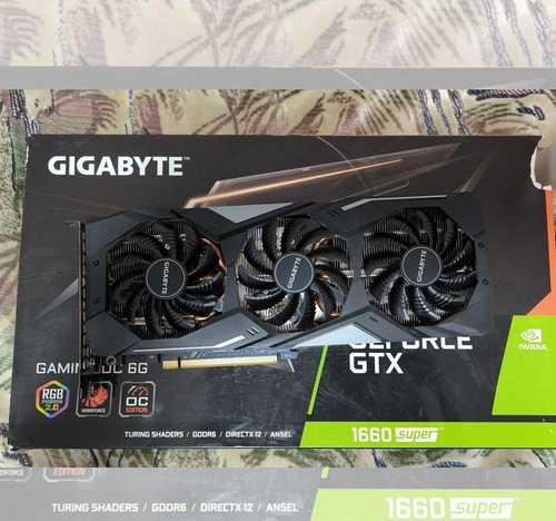 Видеокарта Gigabyte Geforce GTX 1660 Super