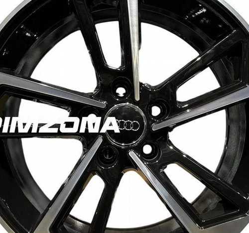 Литые диски в стиле Audi R17 5x112 srt. Примерка