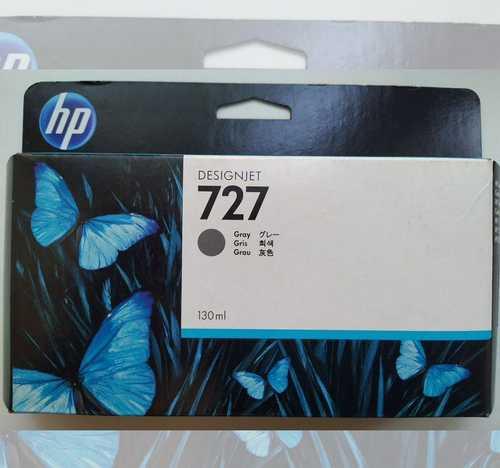 Картридж HP 727 B3P24A Gray. Новый