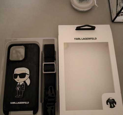 Чехол на iPhone 15 pro max karl lagerfeld оригинал