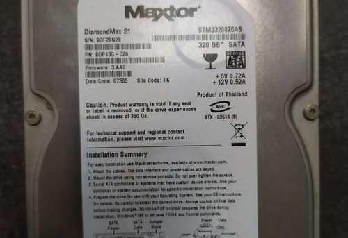 Жесткий диск maxtor 320gb
