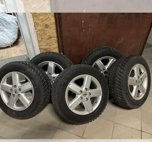 Колеса в сборе r16 зимние 5 114.3 nissan оригинал